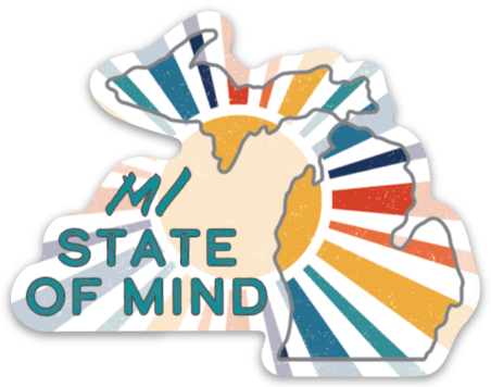 MI State of Mind | Decal – Coyer Candle Co.